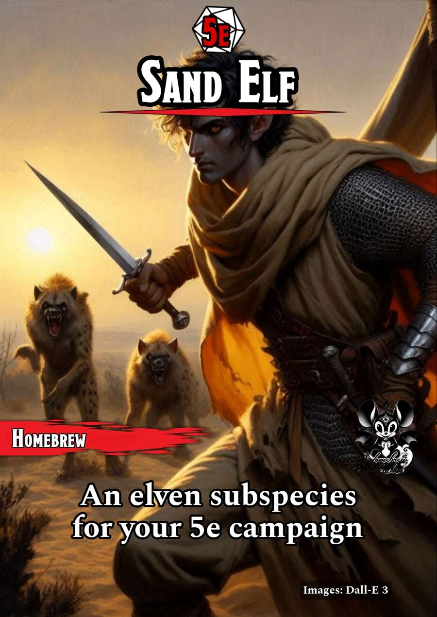Sand Elf - Homebrew Heathen | DriveThruRPG