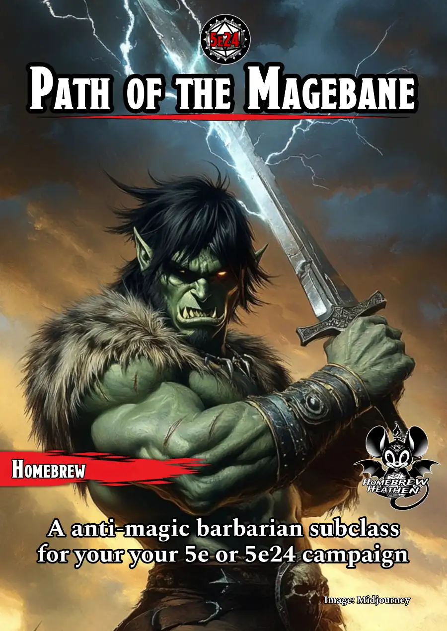 Path of the Magebane - Homebrew Heathen | DriveThruRPG