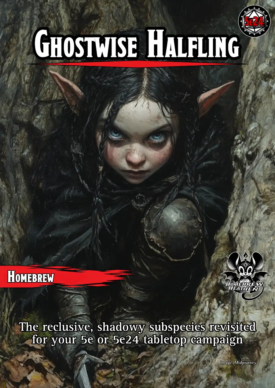 Ghostwise Halfling - Homebrew Heathen | DriveThruRPG