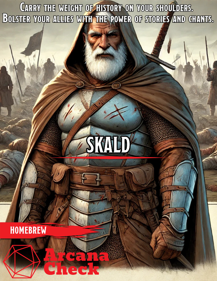 Skald: 5e Class & 3x Subclasses - ArcanaCheck | DriveThruRPG
