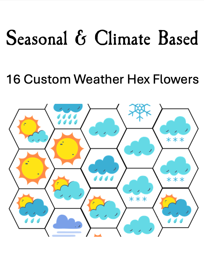 Seasonal & Climate Based Weather Generators - leonpoi | DriveThruRPG