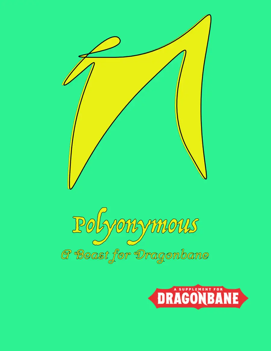 Polyonymous: A Beast for Dragonbane - KJJ Publications | DriveThruRPG