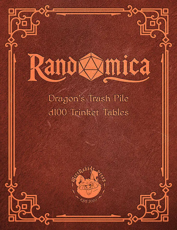 Dragon's Trash Pile: d100 Trinket Table [Randomica] - WereRabbit Press ...