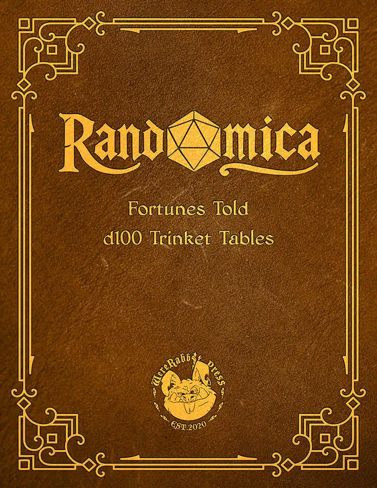 Forgotten Memories: d100 Trinket Table [Randomica] - WereRabbit Press ...
