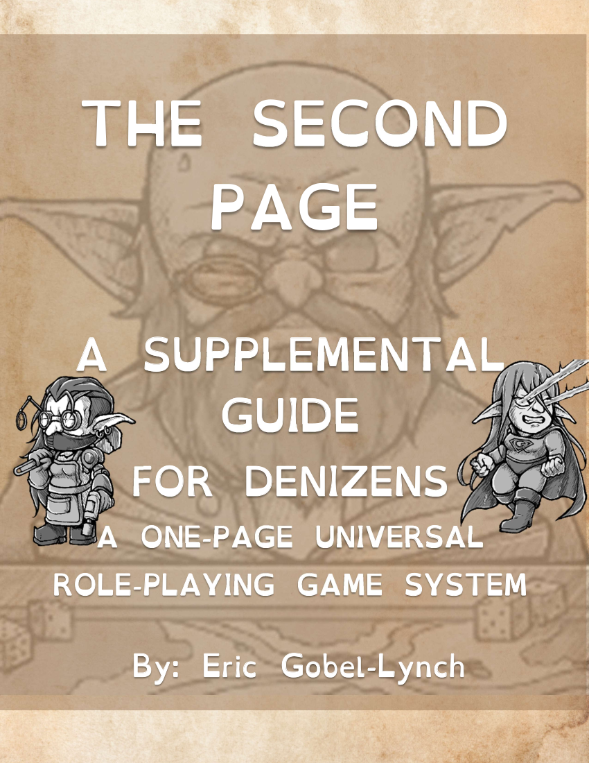 The Second Page: A Supplemental Guide for Denizens - Gobbro Games ...