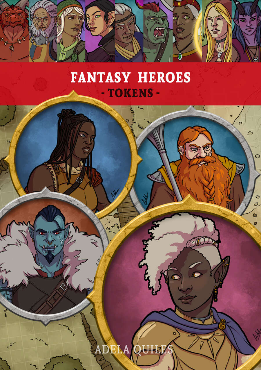 Fantasy Heroes - Adela Quiles | DriveThruRPG