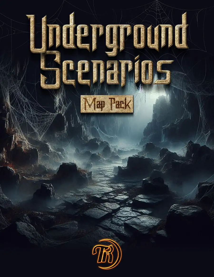 Underground Scenarios - Map Pack - Trovador | DriveThruRPG