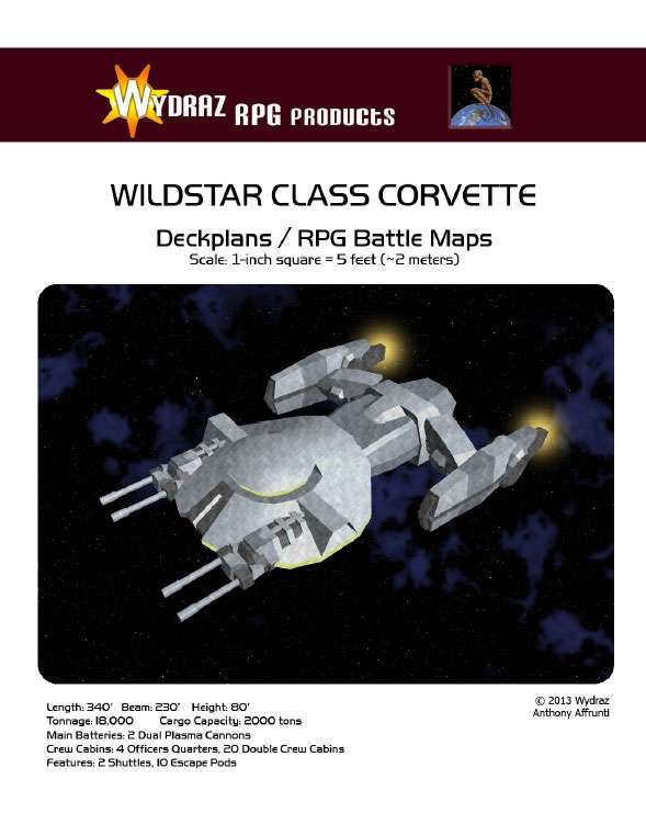 Wildstar Class Corvette Bridge/RPG Battle Maps - Wydraz | SciFi/Modern ...