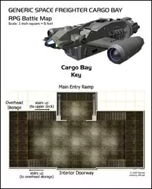 Cargo Bay Battle Map - Wydraz | SciFi/Modern | DriveThruRPG