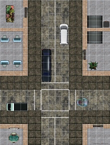 Battlemaps: City Streets (Set 1) - Wydraz | SciFi/Modern | DriveThruRPG