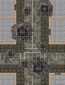 Battlemaps: City Streets (set 2) - Wydraz | SciFi/Modern | DriveThruRPG