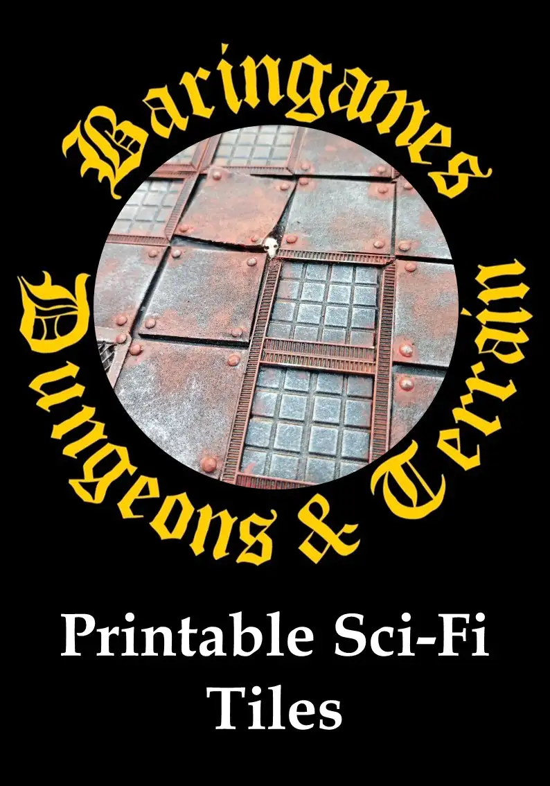 Printable Sci-Fi Tiles - Baringames | DriveThruRPG
