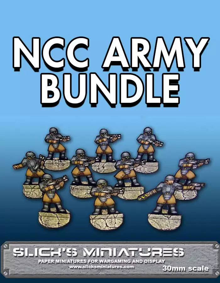 NCC Army [BUNDLE] - Slick's Miniatures | Slick's Miniatures | DriveThruRPG