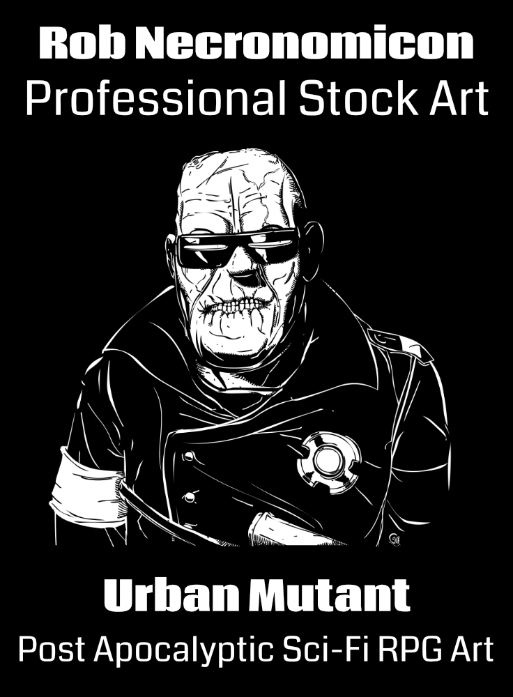 Post Apocalyptic Mutant - Cyberpunk, Sci-Fi, Post-Apocalypse Stock Art ...