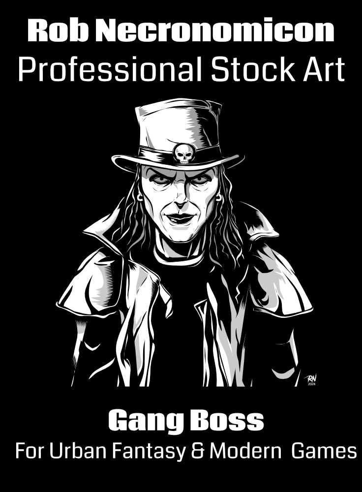 Gang Crime Boss - Stock Art - Rob Necronomicon | DriveThruRPG