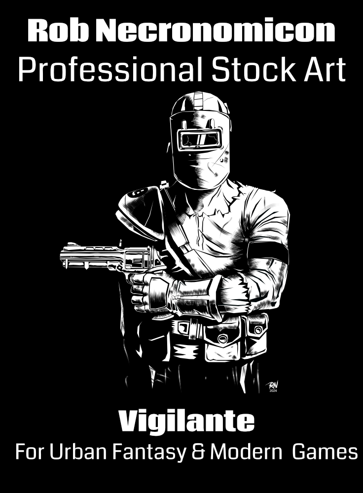 Vigilante - Post-Apocalypse & Horror Stock Art - Rob Necronomicon ...
