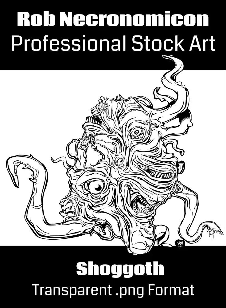 Shoggoth - Eldritch Horror and Dark Fantasy Stock Art Illustration ...