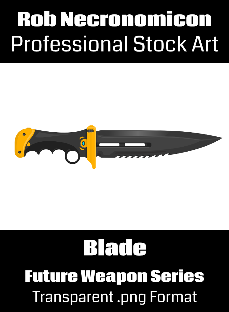 Combat Blade - Futuristic Weapons Stock Art Series - Rob Necronomicon ...