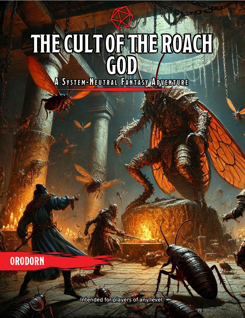 The Cult of The Roach God - Eldritch Tides Games | DriveThruRPG