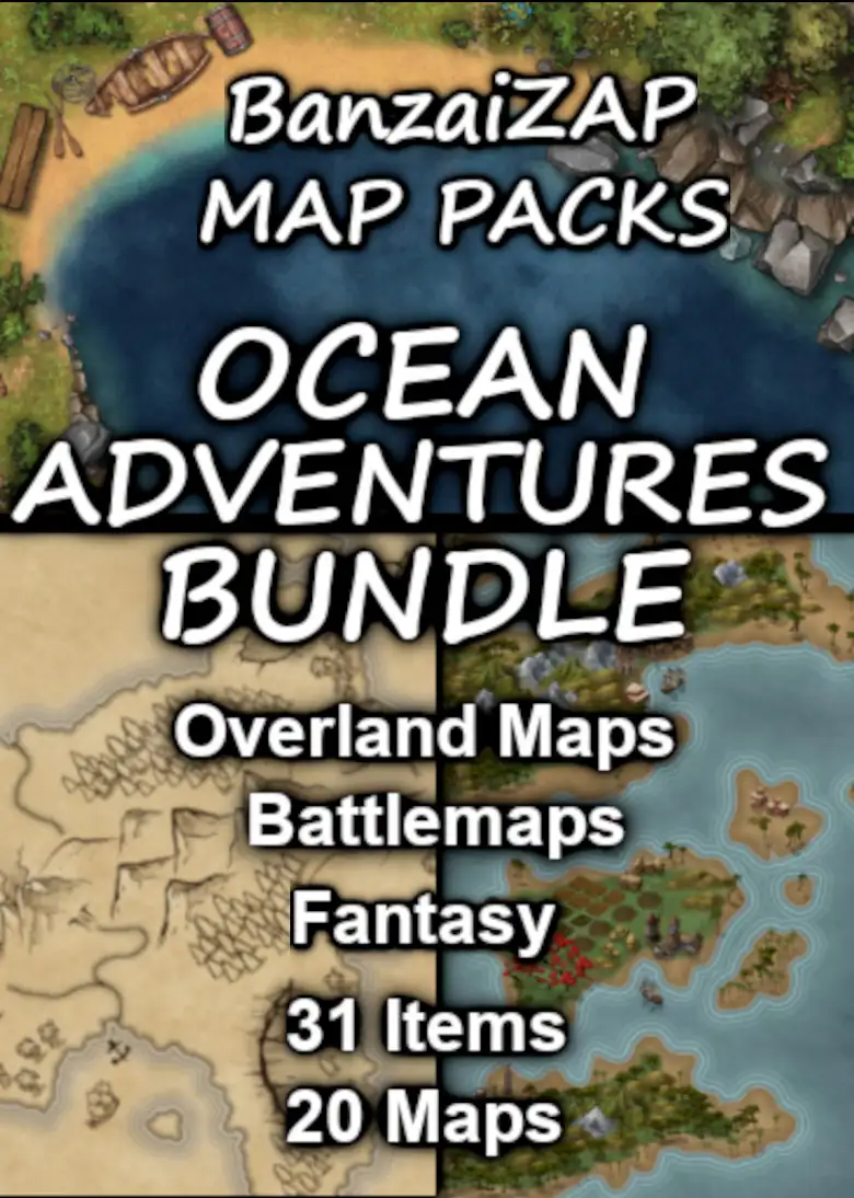 Ocean Adventures Bundle [BUNDLE] - BanzaiZAP | DriveThruRPG