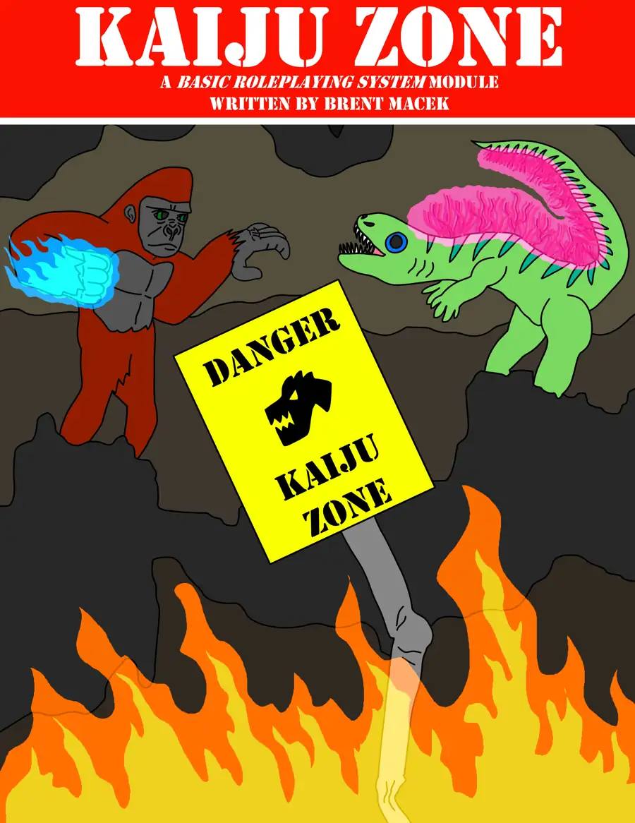Kaiju Zone (BRP Design Challenge Entry) - Brent Macek | DriveThruRPG
