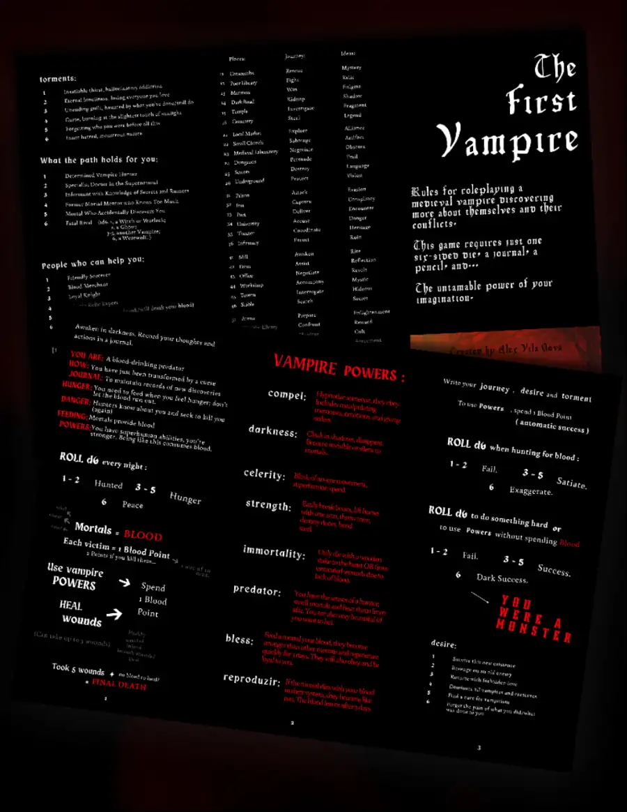 The First Vampire - Alex Vila Nova | DriveThruRPG