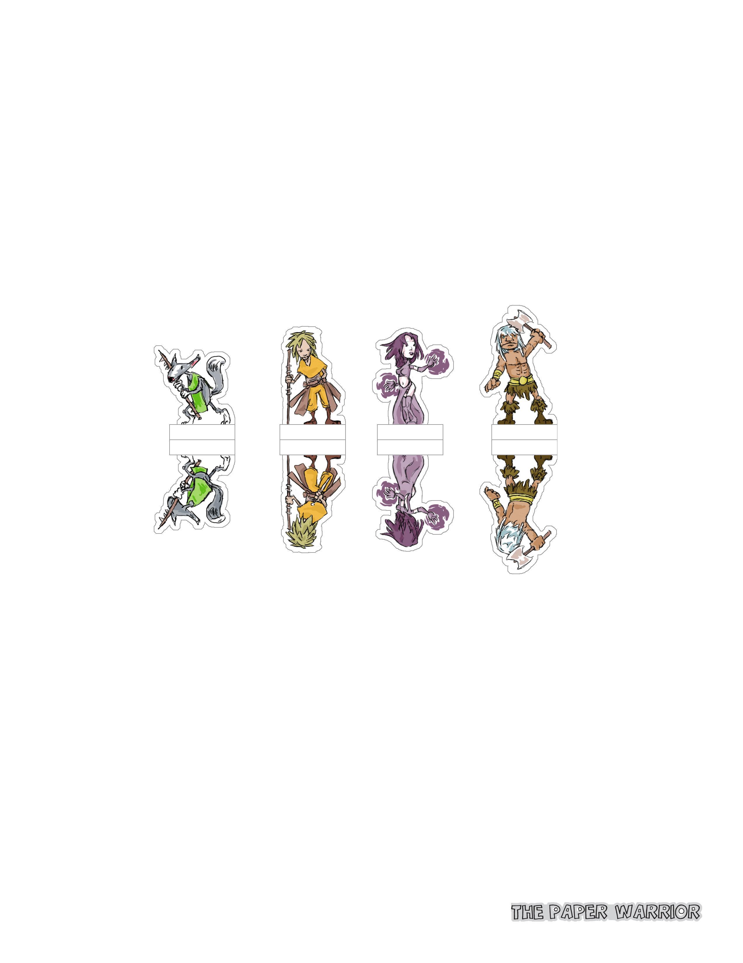 Adventurers - The Paper Warrior | DriveThruRPG