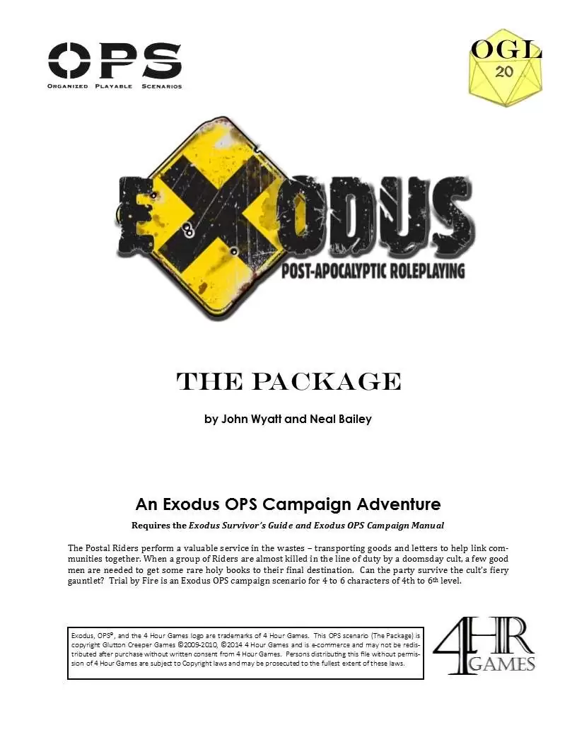 Exodus Post Apocalyptic RPG: Wasteland Adventure #23 - Glutton Creeper ...