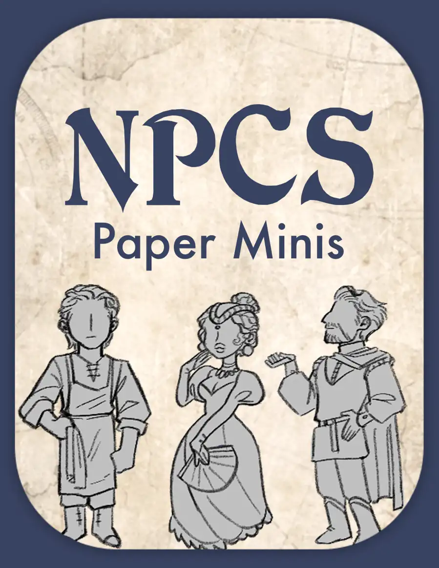NPCs: Paper Minis - LoBattery | DriveThruRPG