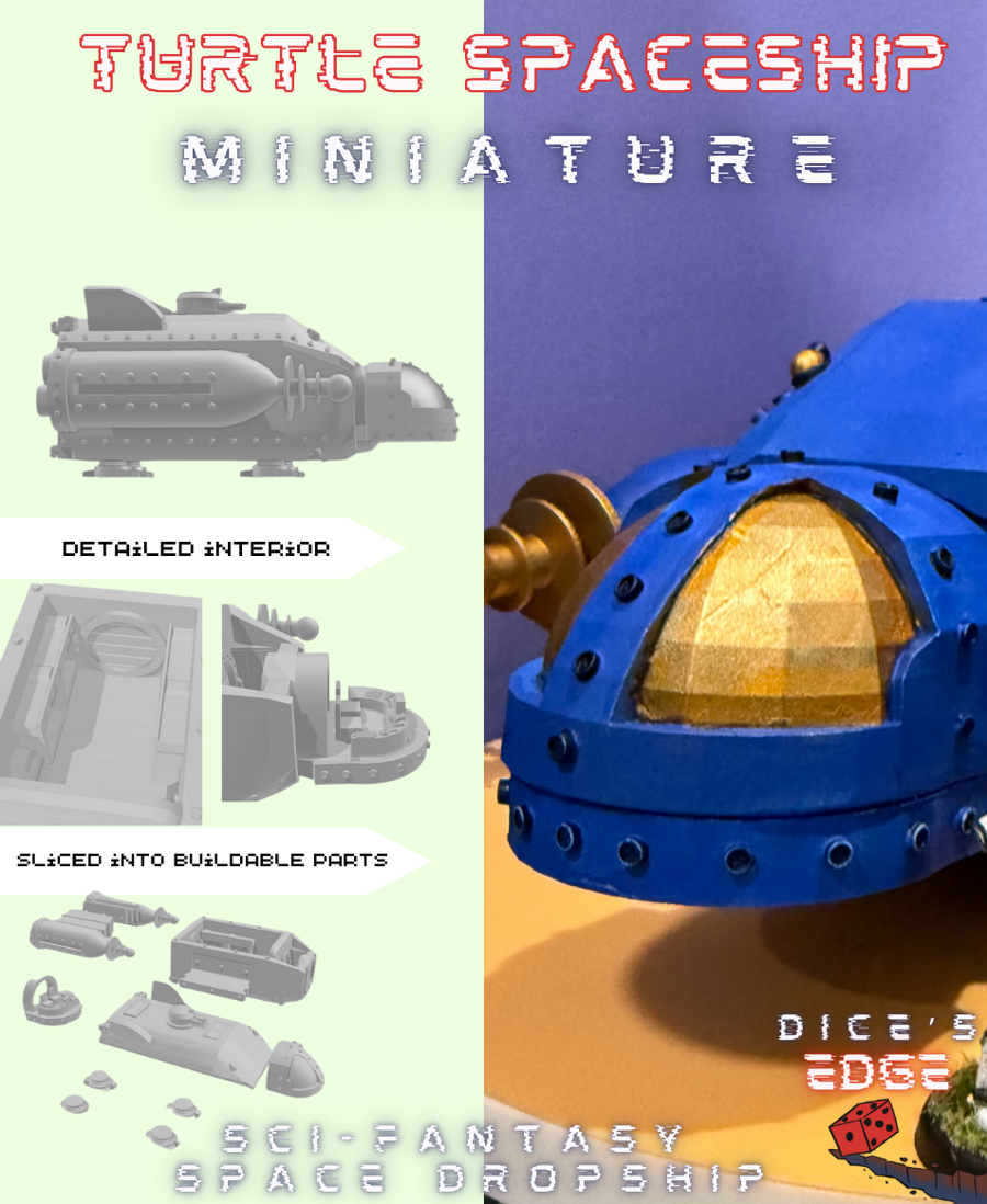 Turtle DropShip [Dice's Edge] - Beginner Friendly Games | DriveThruRPG