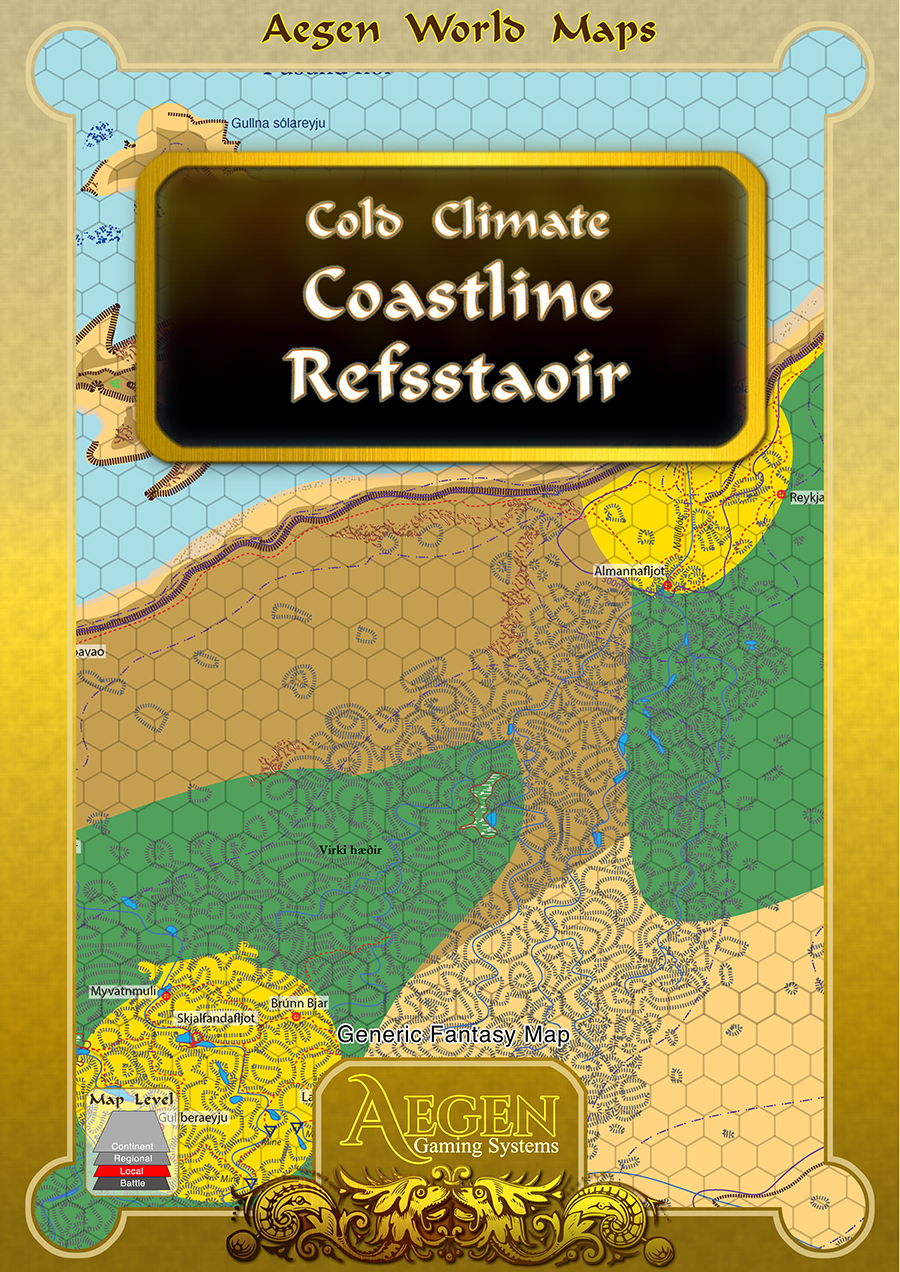 Aegen World Maps: Cold Climate Coastline - Refsstaoir - Aegen Gaming ...