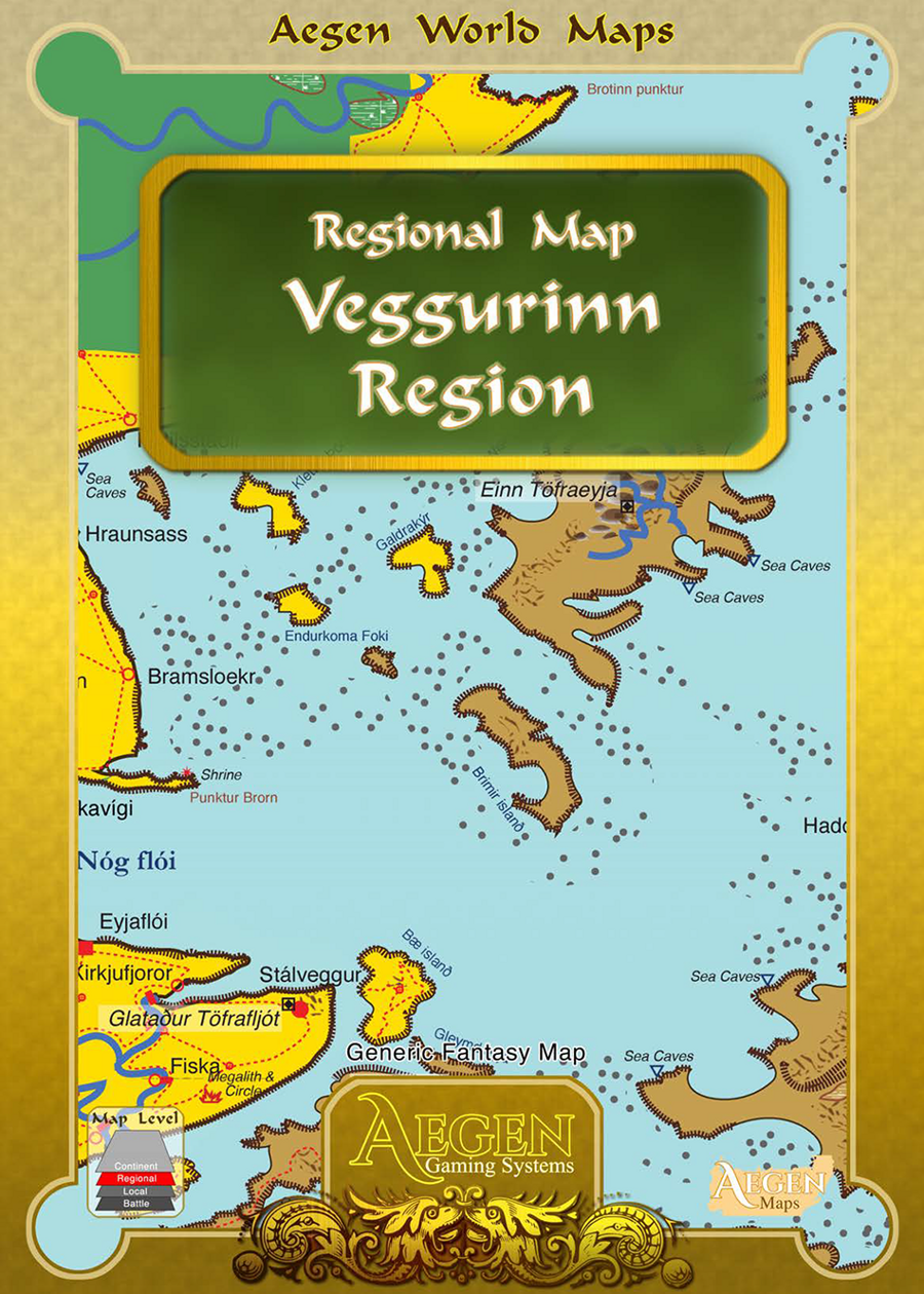 Aegen World Maps: Regional Map – Veggurinn Region - Aegen Gaming ...