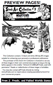 Stock Art Collection 5: Monsters! - Fabled Worlds | DriveThruRPG
