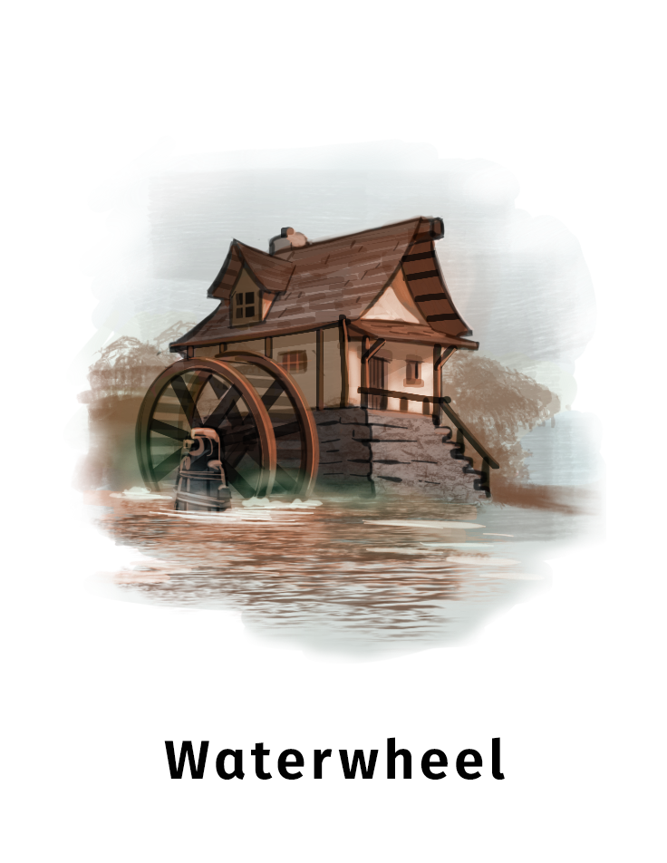 Stock Art: Waterwheel - Sphynx Tale Games | Stock Art | DriveThruRPG