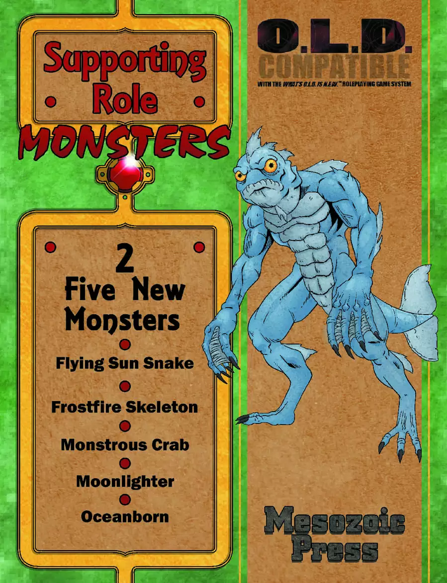Supporting Role: Monsters 2 [WOIN] - Mesozoic Press | Supporting Role ...
