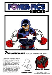 Power Pics Heroes 7 -All-American Male - Mesozoic Press | DriveThruRPG