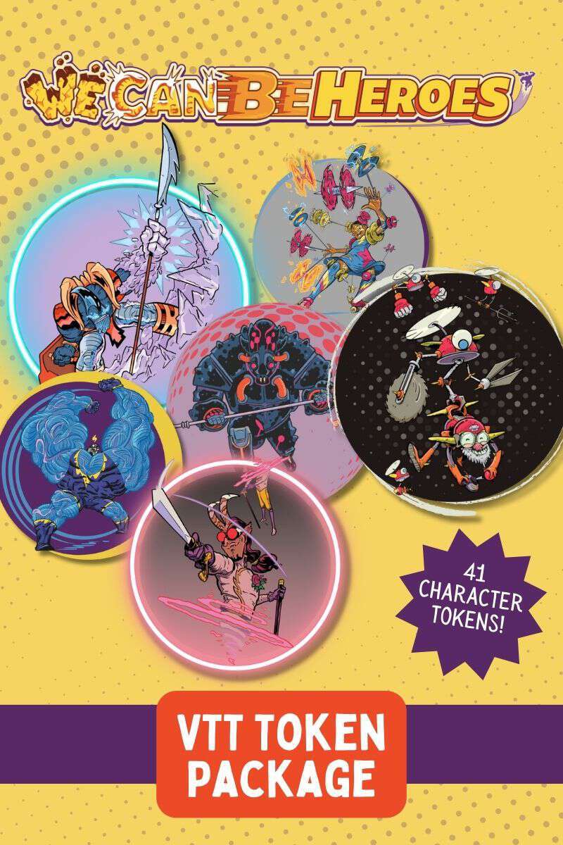 We Can Be Heroes VTT Package - BudStuff Games | DriveThruRPG