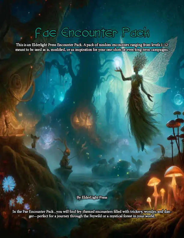 Fae Encounter Pack | 10 Enchanted Encounters for TTRPGs | D&D 5e ...