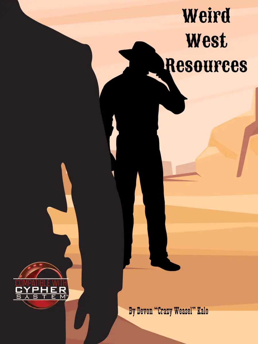 Weird West Resources - Crazy Weasel Gaming | DriveThruRPG