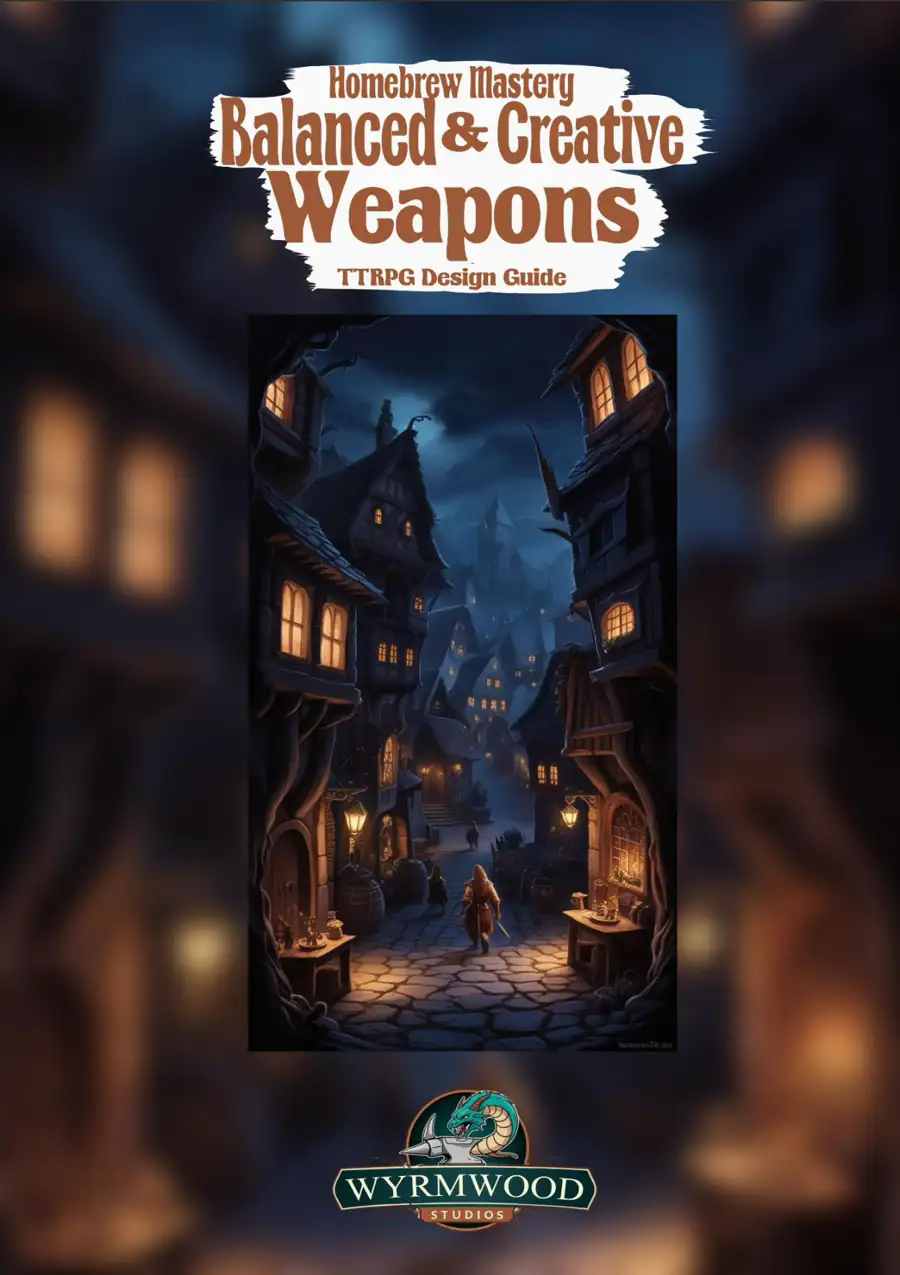 Homebrew Weapons Design Guide - Wyrmwood Studios | DriveThruRPG