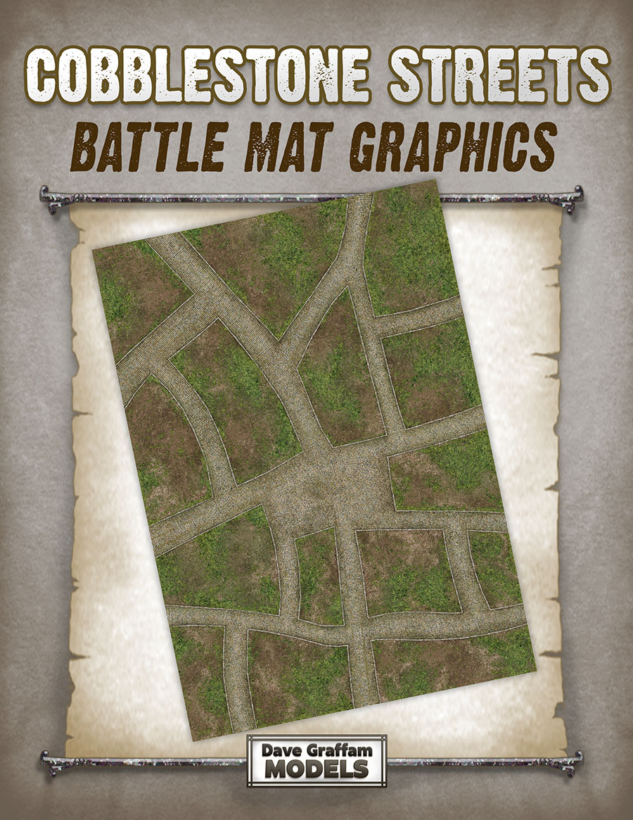 Cobblestone Streets Map - Dave Graffam Models | Fantasy & Medieval ...