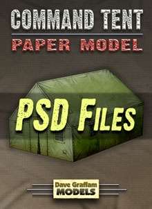 Command Tent PSD Files - Dave Graffam Models | DriveThruRPG