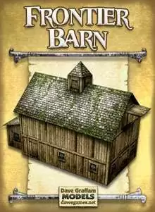 Frontier Barn Paper Model - Dave Graffam Models | Frontier | DriveThruRPG