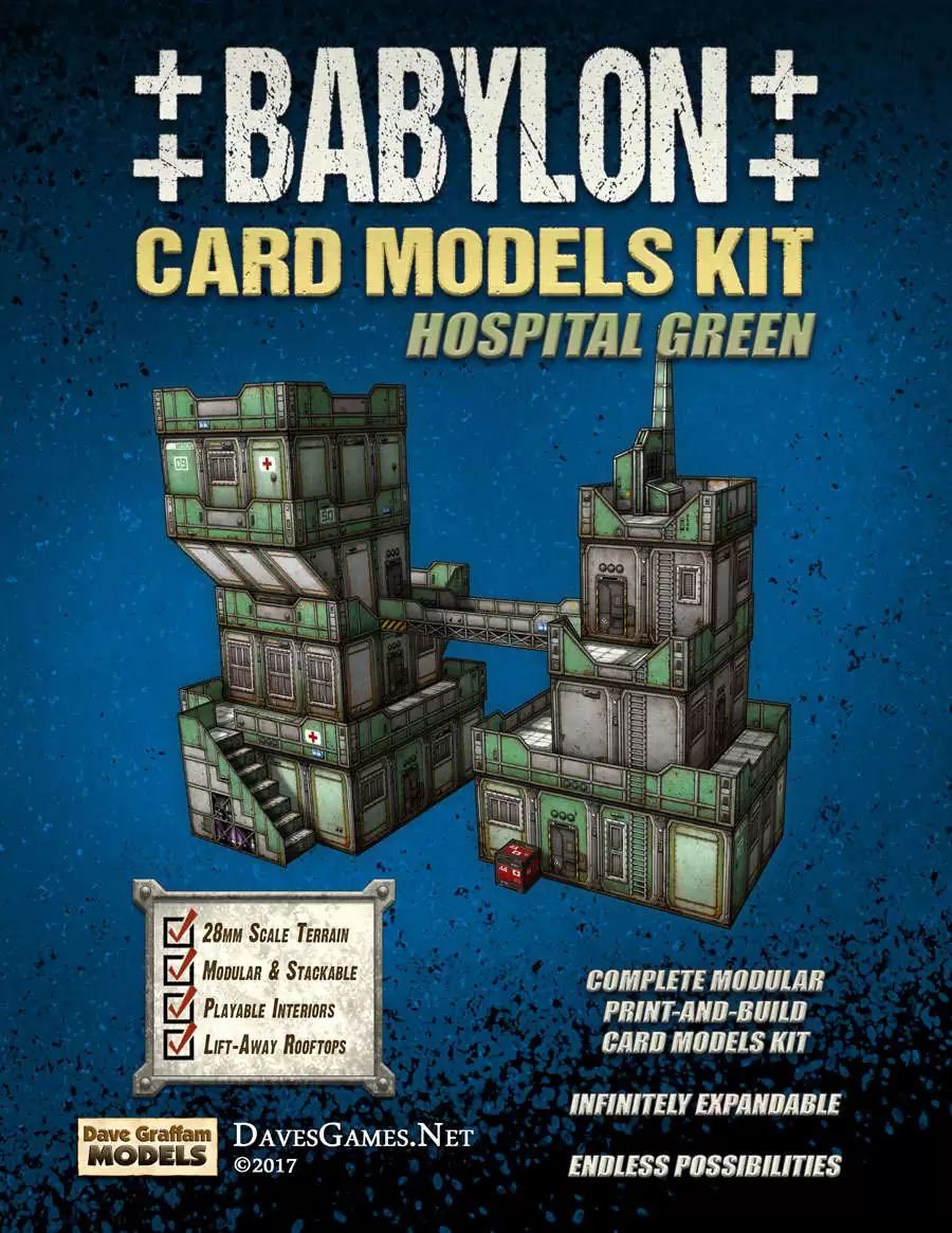 Babylon - Hospital Green - Dave Graffam Models | Sci-Fi | DriveThruRPG