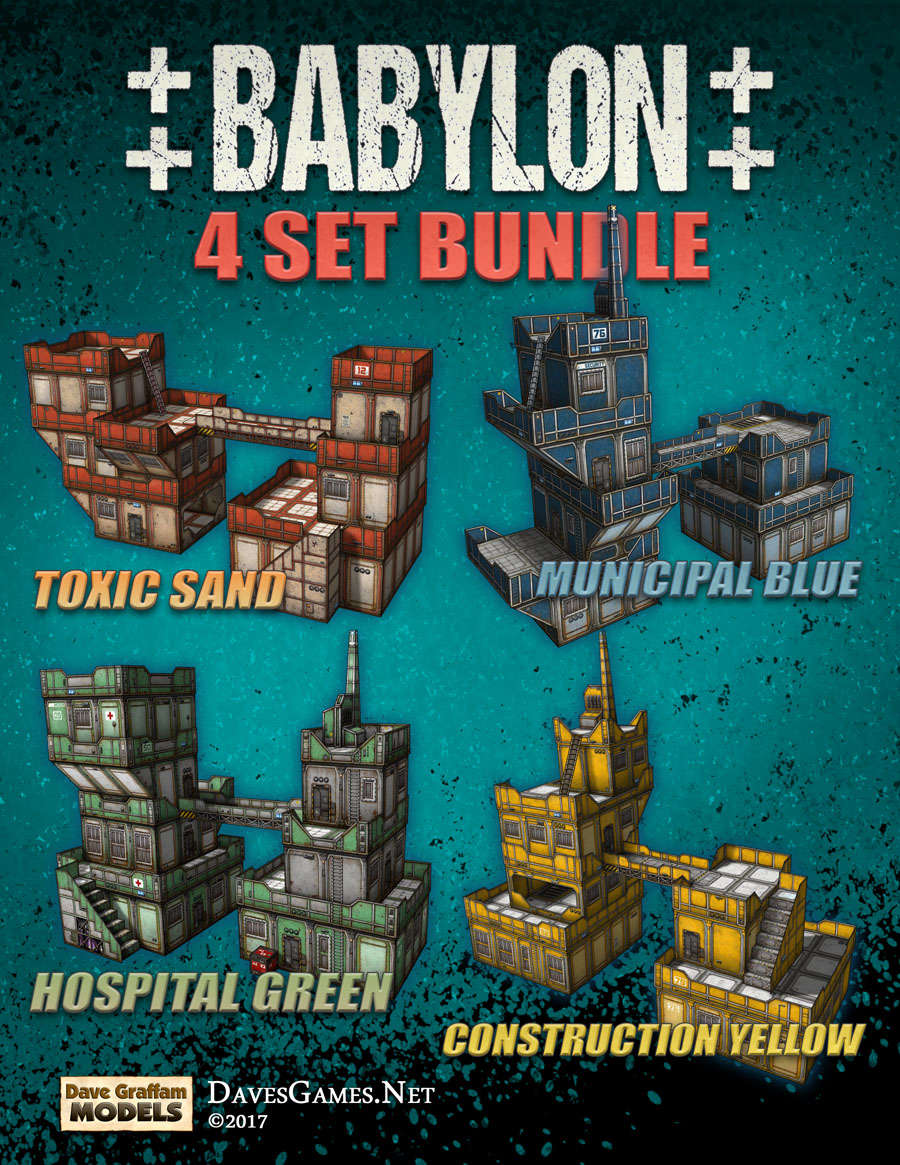 Babylon 4 Set Bundle [BUNDLE] - Dave Graffam Models | Sci-Fi | DriveThruRPG