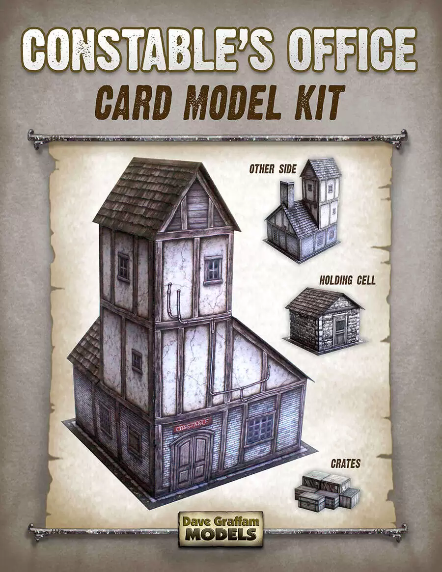 Constable's Office Card Model - Dave Graffam Models | Fantasy ...