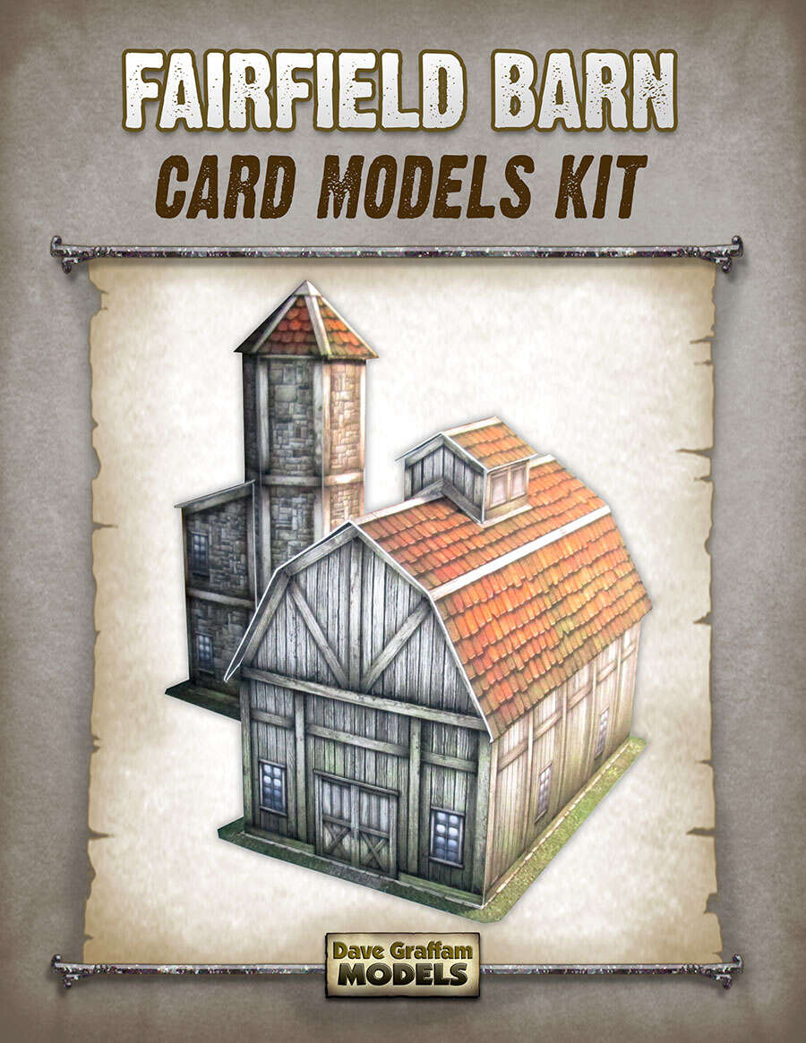 Fairfield Barn Card Models Kit - Dave Graffam Models | Fantasy ...
