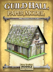 Guild Hall Paper Model - Dave Graffam Models | Fantasy Football ...