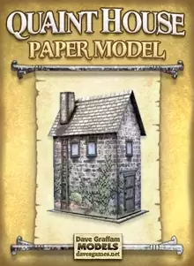Quaint House Paper Model - Dave Graffam Models | Fantasy & Medieval ...