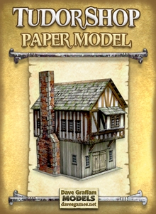 Tudor Shop Paper Model - Dave Graffam Models | Fantasy & Medieval ...
